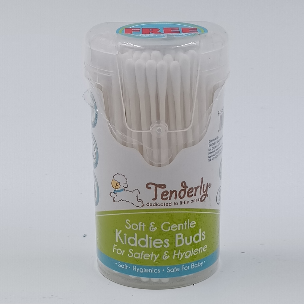 Tenderly Kiddies Buds 200Tips per Drum /100 Sticks With 2 Sides Small ...