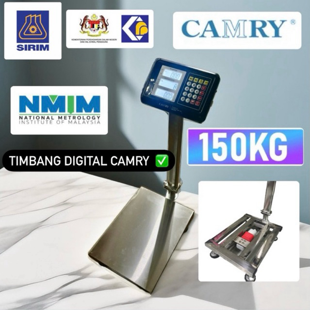 CAMRY-150kg Stainless Steel High Precision Digital Electronic Weight ...