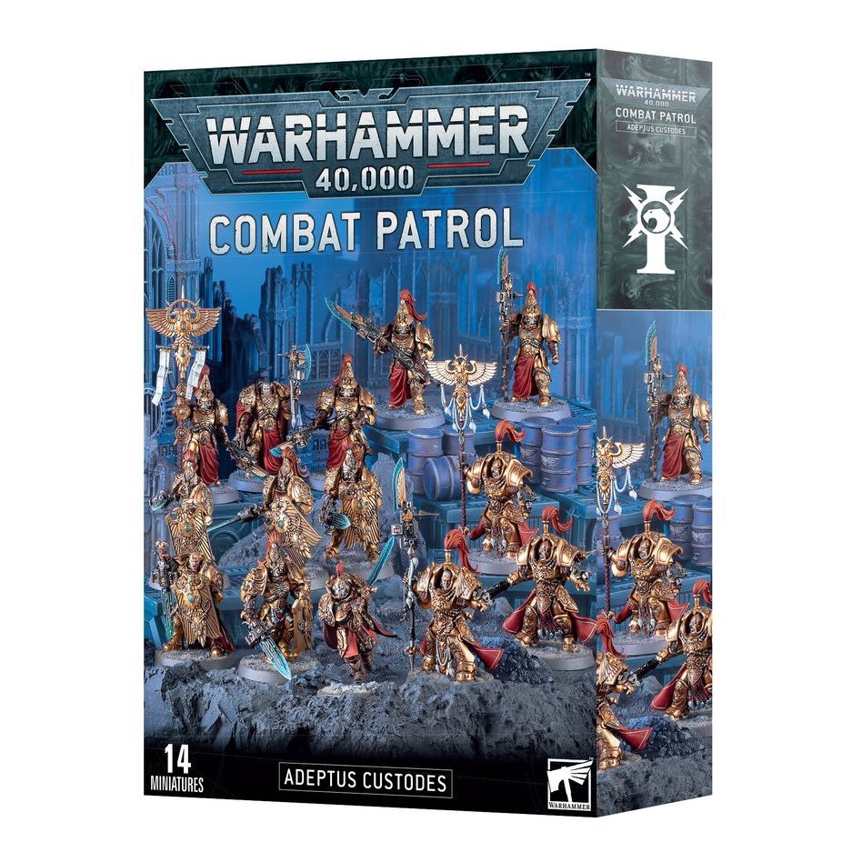 WARHAMMER 40K COMBAT PATROL: ADEPTUS CUSTODES (10TH EDITION) | Shopee ...