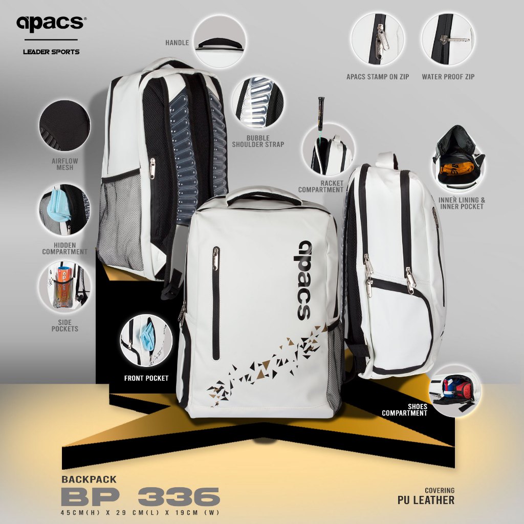 (WITH BUBBLE STRAPS) APACS PREMIUM BACKPACK BP336 | Shopee Malaysia