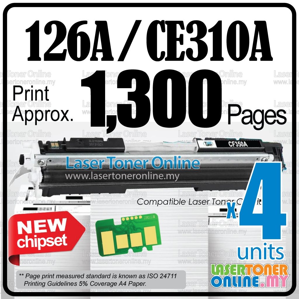 CE310A Compatible HP 126A Black HP126A laserjet Pro CP1025 CP1025nw ...