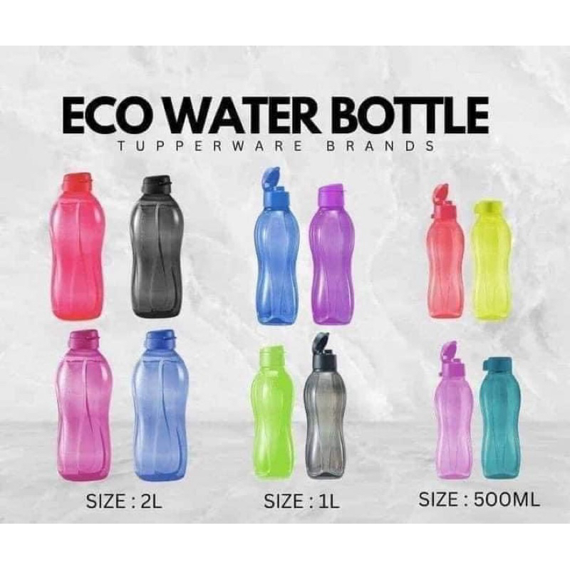 Tupperware Eco Botol 470ml, 500ml, 750ml, 880ml,1L, 2L (1 pcs) | Shopee Malaysia