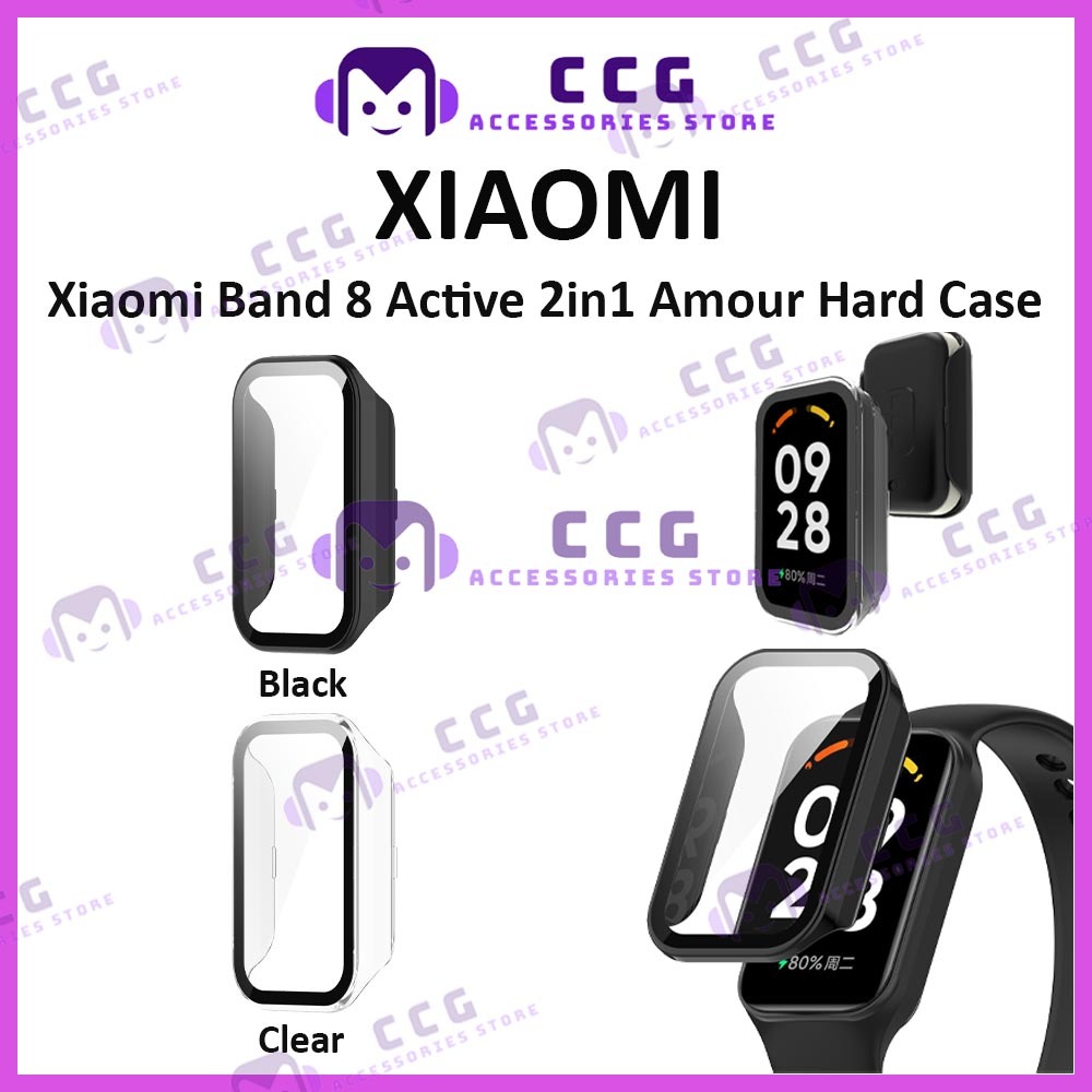 Xiaomi Smart Band 8 Active 2in1 Color Hard Case / Mi Band 8 Active ...
