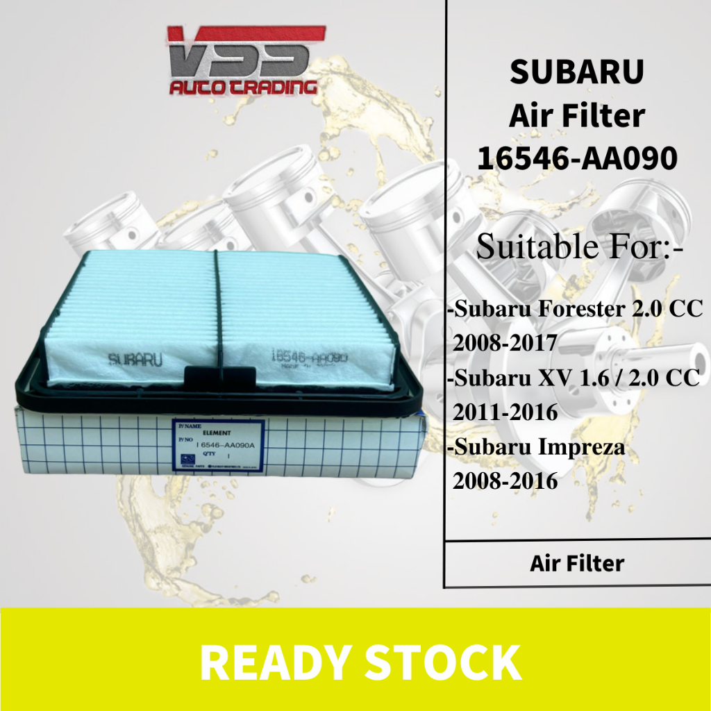 Genuine Subaru Engine Air Filter for Subaru XV Forester WRX Legacy ...