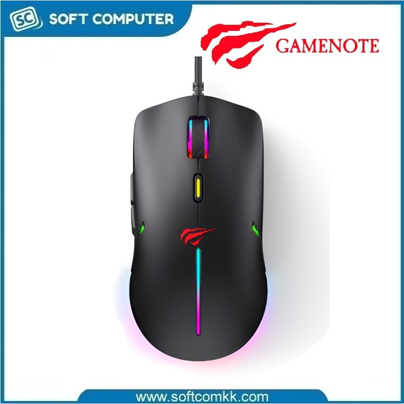 Gamenote Havit MS1031 USB Programmable Gaming Optical Mouse C/W RGB ...