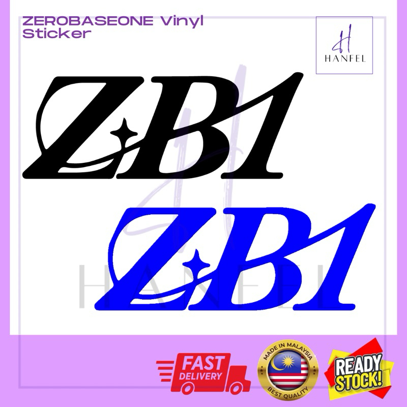 ZeroBaseOne Logo design vinyl sticker ( Die-cut) | Shopee Malaysia