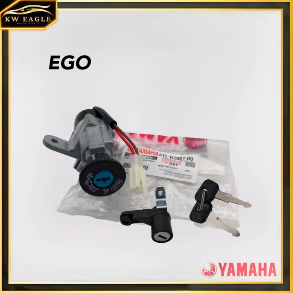 YAMAHA EGO MAIN SWITCH SET SPECIAL KEY SET SUIS KUNCI SET STEERING ...
