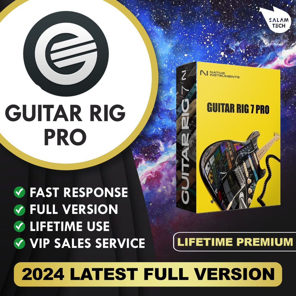 Guitar RIG Pro 2024⚡ LIFETIME PREMIUM ⚡LATEST 2024 ⚡ LIFETIME ACTIVATED ...