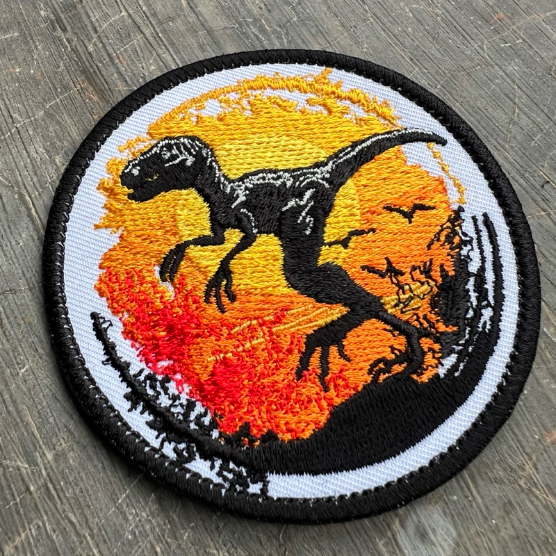 Velociraptor Embroidered Patches | Shopee Malaysia