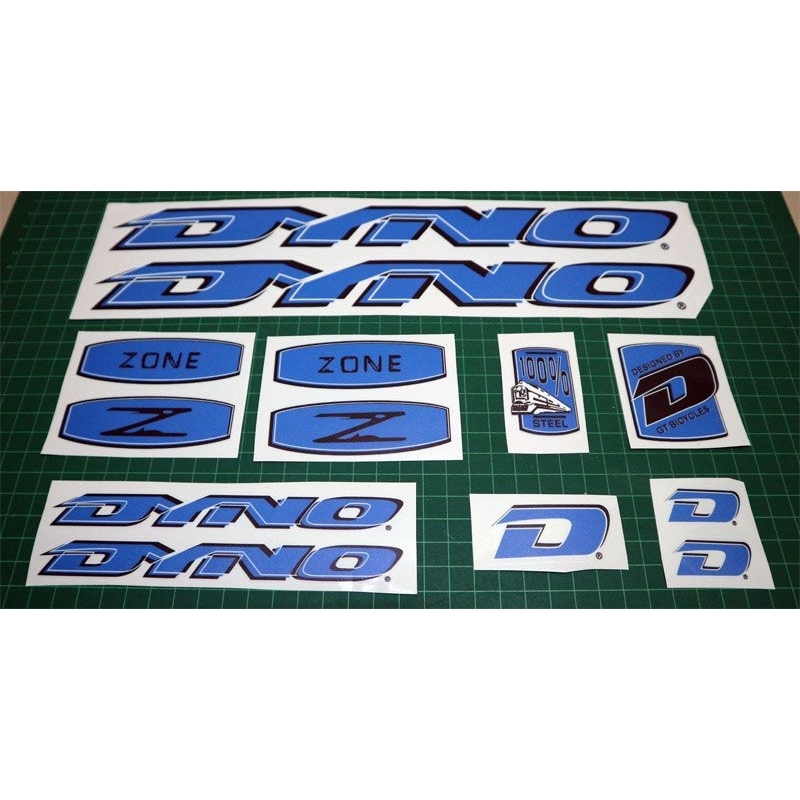 BMX Dyno Zone 1998 Decals Transparent Sticker GT Dyno Zone | Shopee ...