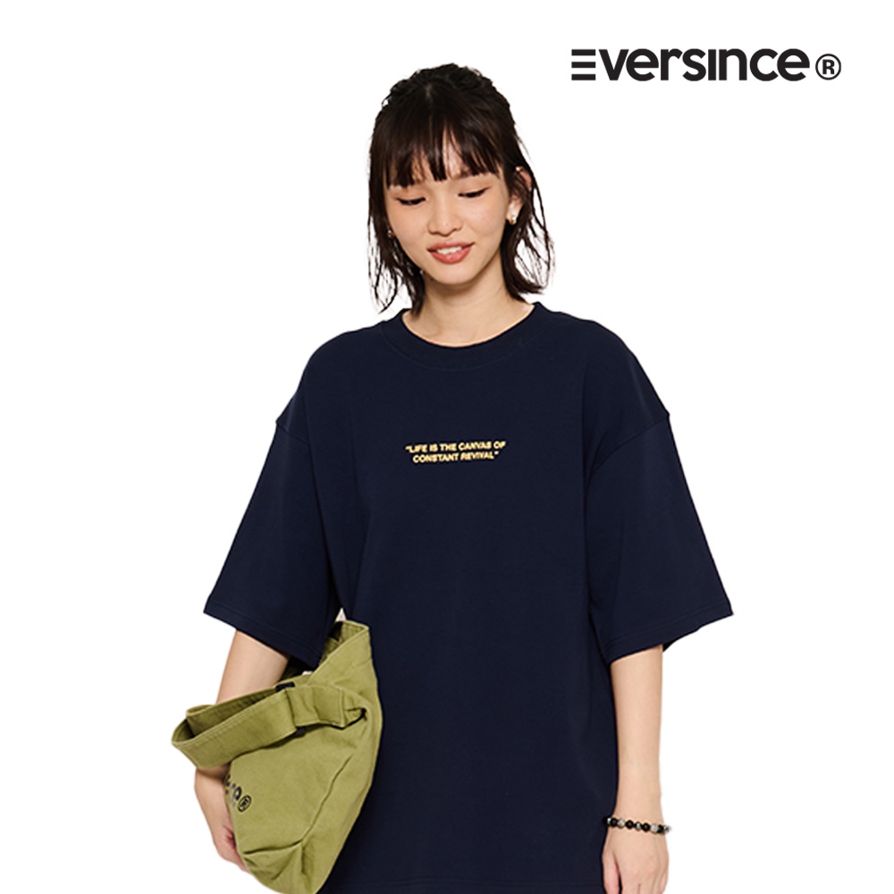 Eversincee Hyde Oversized T-Shirt Navy Unisex | Shopee Malaysia