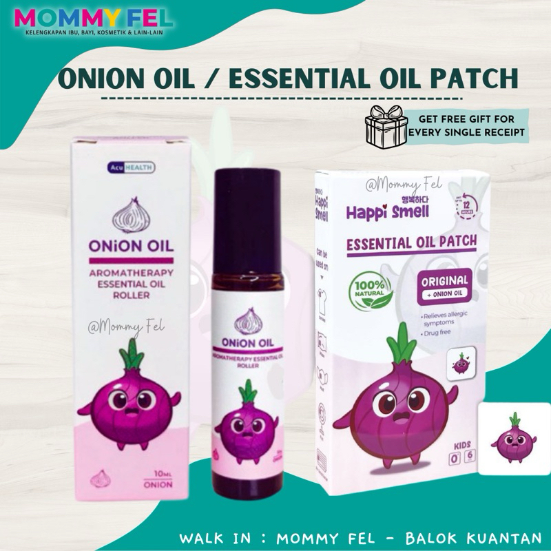 ACUHEALTH ONION ESSENTIAL OIL / ONION ESSENTIAL PATCH | Shopee Malaysia