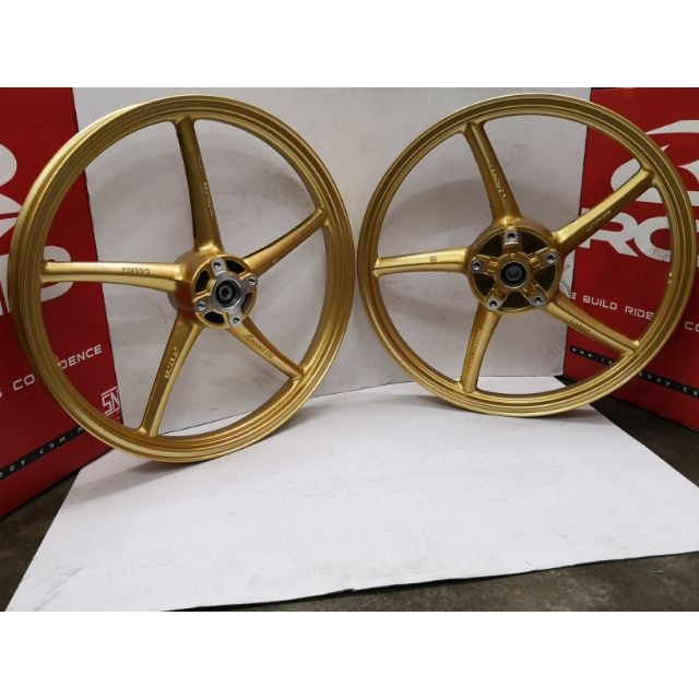 #Offer RCB SP522 Warna Gold Y15ZR Sport Rim 160/160-17 Depan SRL 100% ...