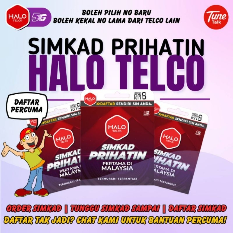 SIMKAD HALO TELCO | PELAN JIMAT HALO EPIK 4G 5G | COVERAGE CELCOM ...