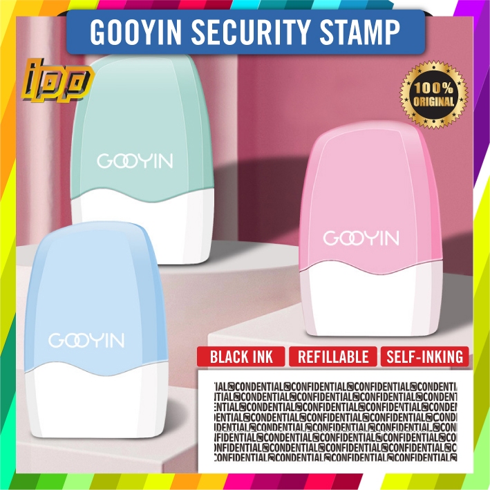 Security Stamp / Confidential Roller Stamp / Self-Inking Refillable ...