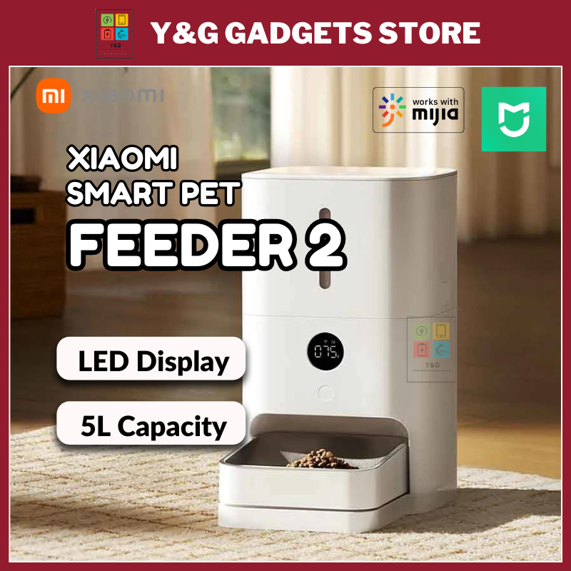 Xiaomi Pet Feeder 2 | 5L Big Storage | Weight Function | All Day ...