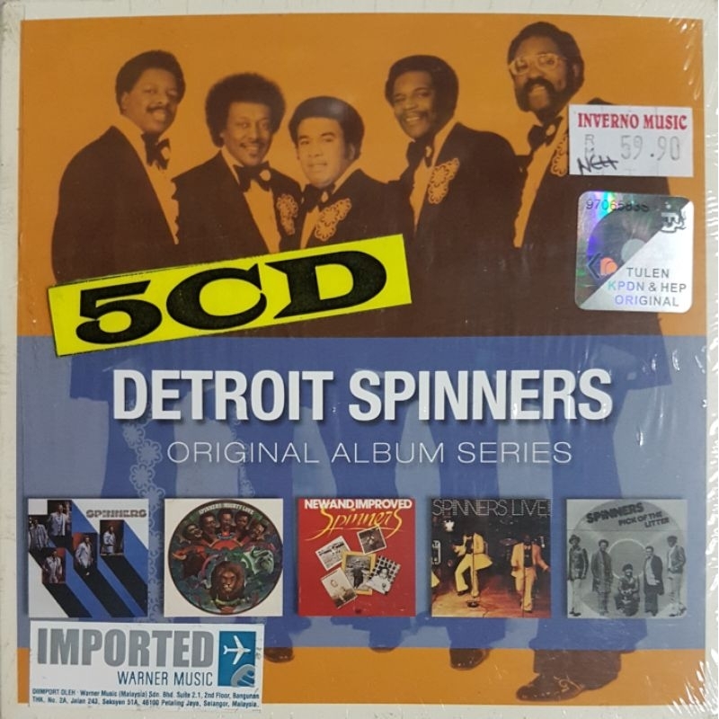 Detroit Spinners - Original Album Series 5CD | Shopee Malaysia