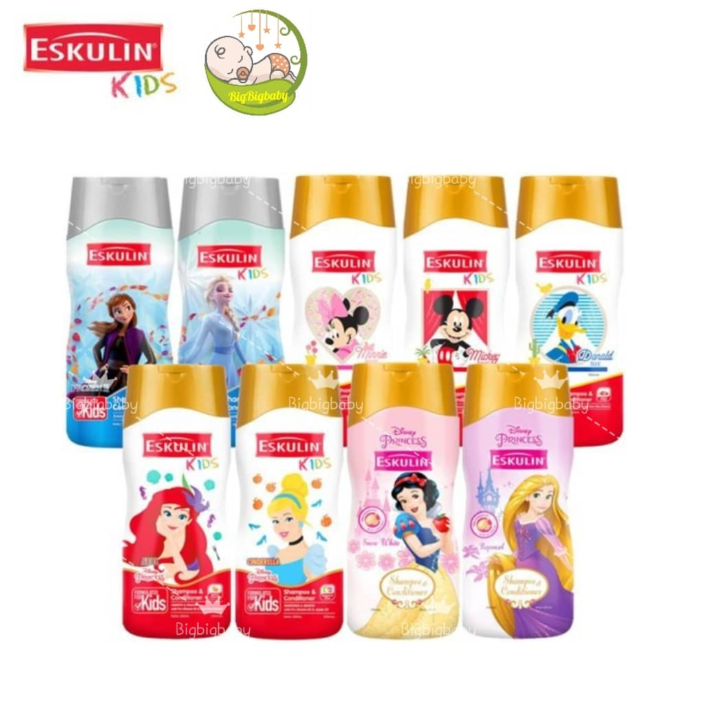 Disney Princess Eskulin Kids Shampoo & Conditioner 200ml | Shopee Malaysia