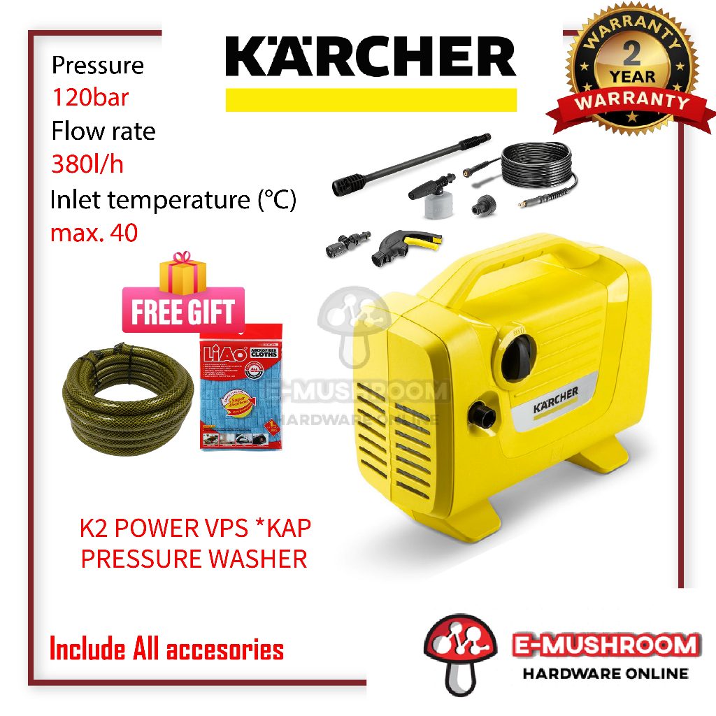 Karcher Pressure Washer K2 Power VPS / K2 Winner High Pressure Cleaner | Shopee Malaysia