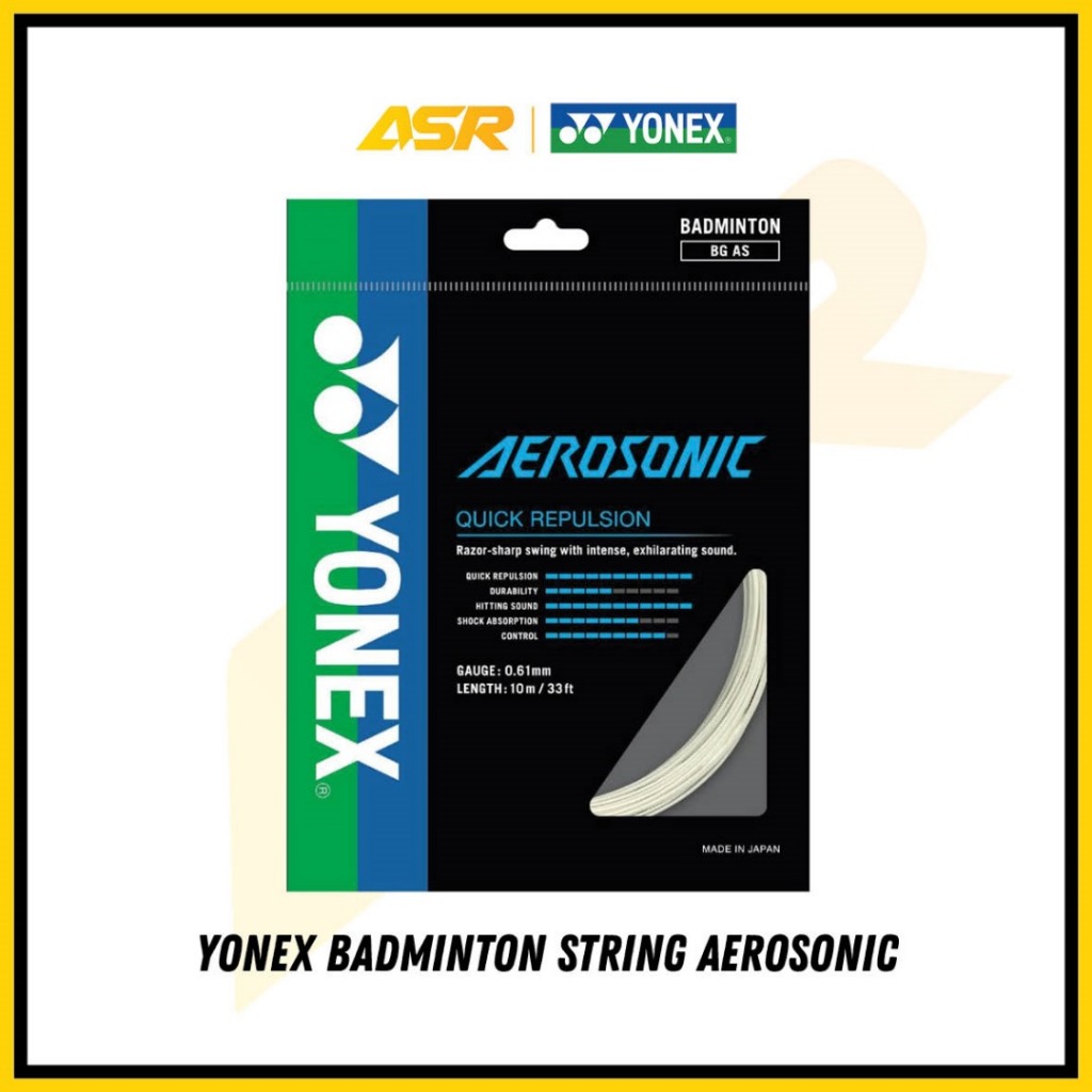 Yonex Badminton String Aerosonic / Tali Badminton Yonex Aerosonic ...