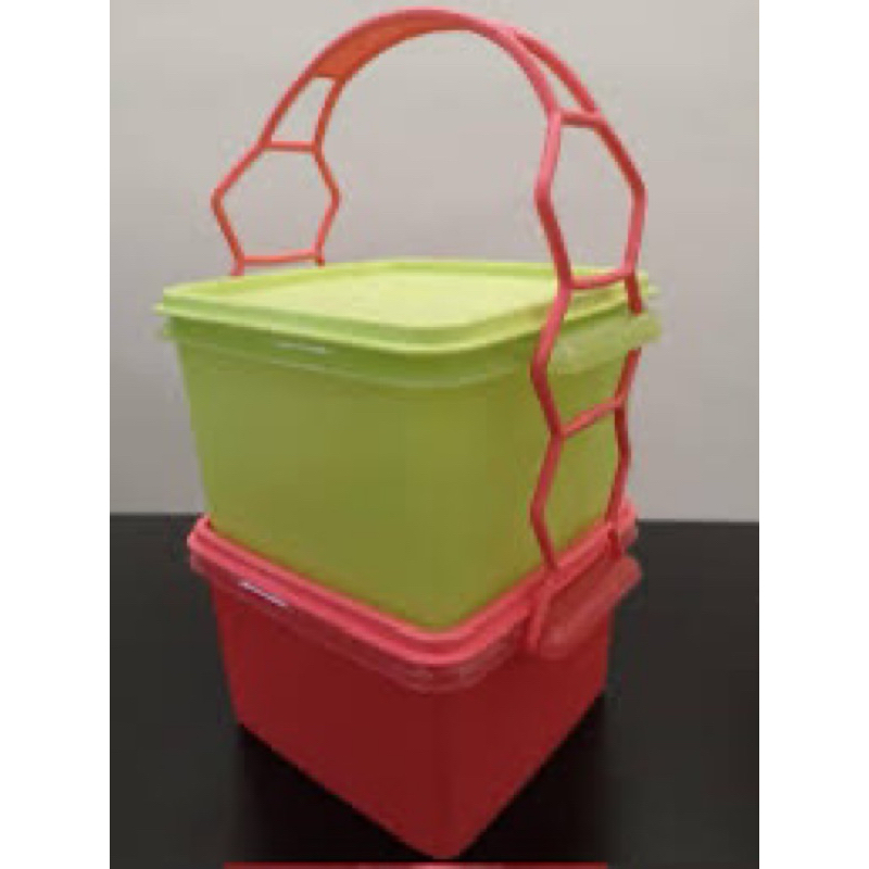 Tupperware double Deep with Cariolier 1.7L | Shopee Malaysia