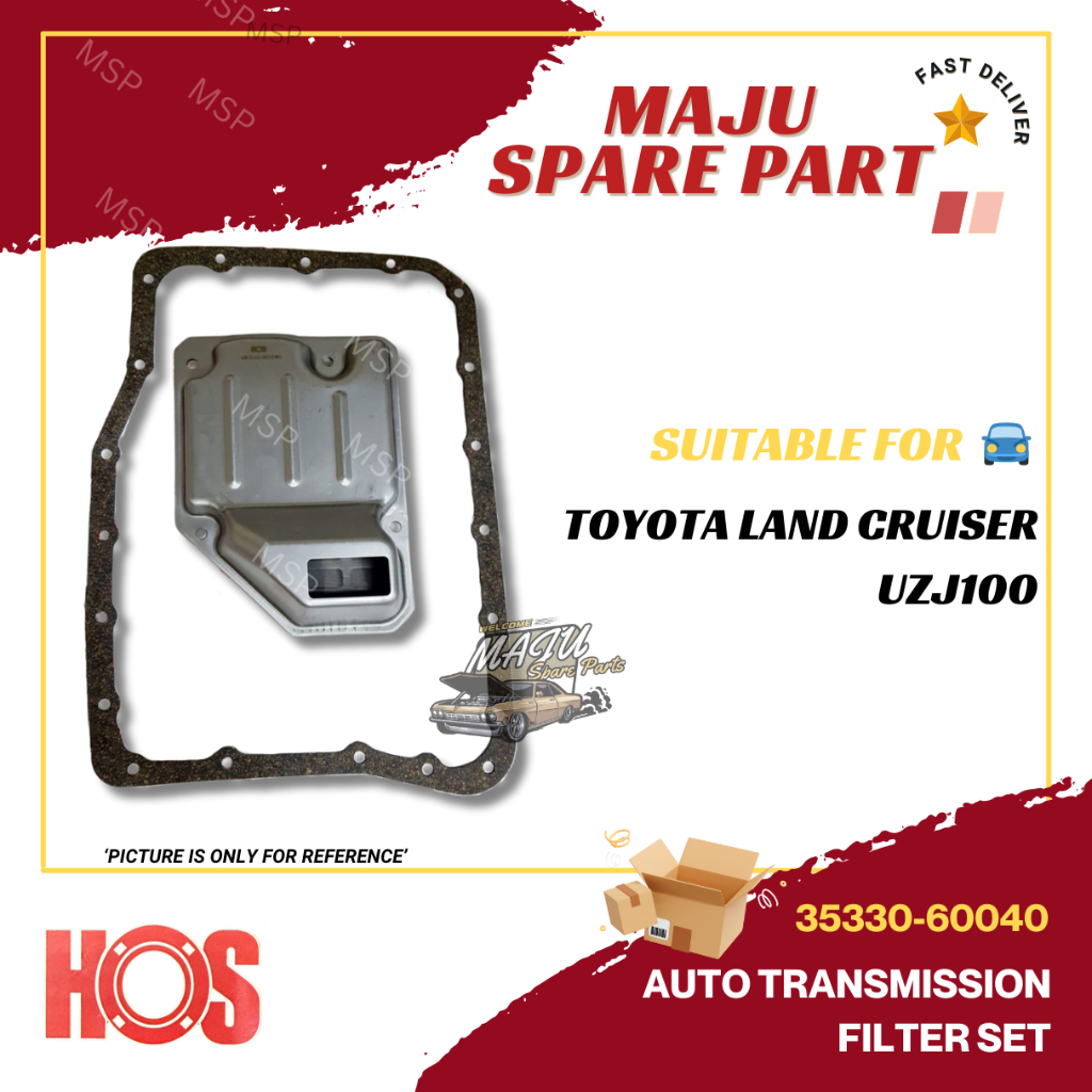 MSP TOYOTA LAND CRUISER UZJ100 AUTO TRANSMISSION FILTER SET AUTO GEAR ...