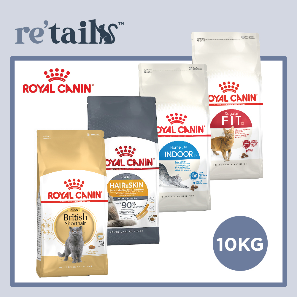 Royal Canin 10kg (BSH/Fit 32/Hair & Skin/Indoor 27) Original Pack Cat Dry Food | Shopee Malaysia