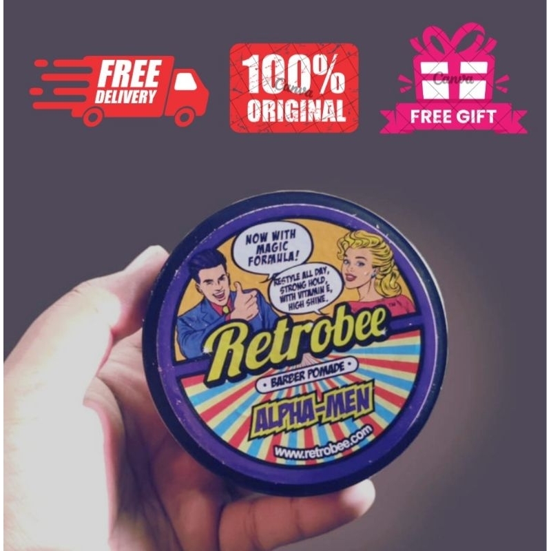 Pomade Retrobee Alpha Men only Original Harga Borong dapat FREEGIFT ...