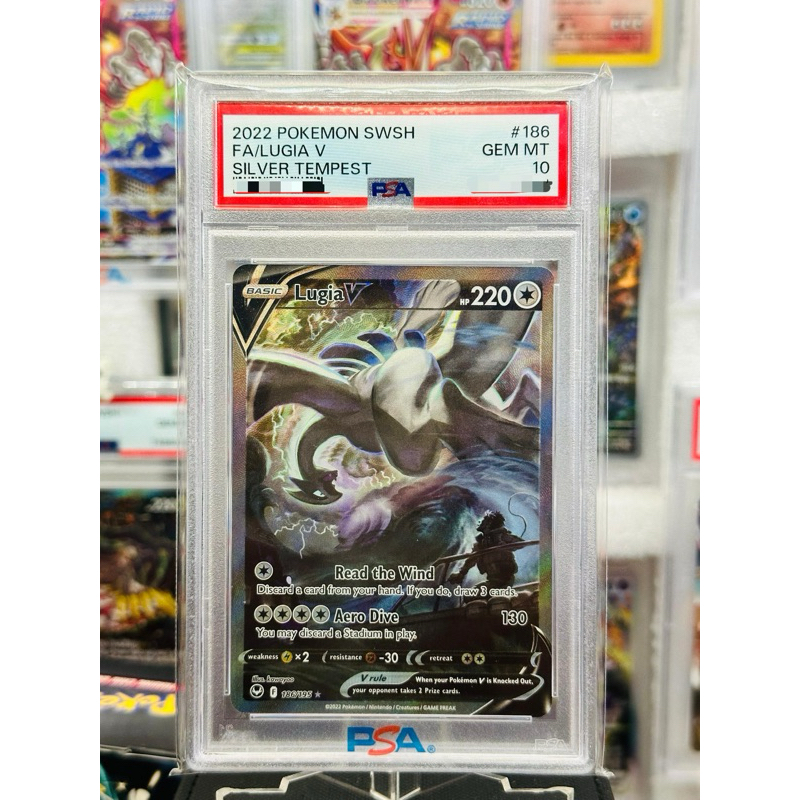 PSA 10 Lugia V GEM MINT 186/195 Silver Tempest Alt Art Pokemon TCG | Shopee Malaysia