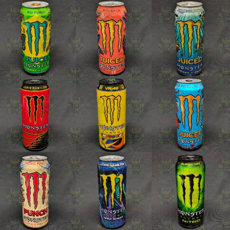 Monster Energy Drink Rio Nitro Lando Norris Rossi Hamilton Mango Loco ...