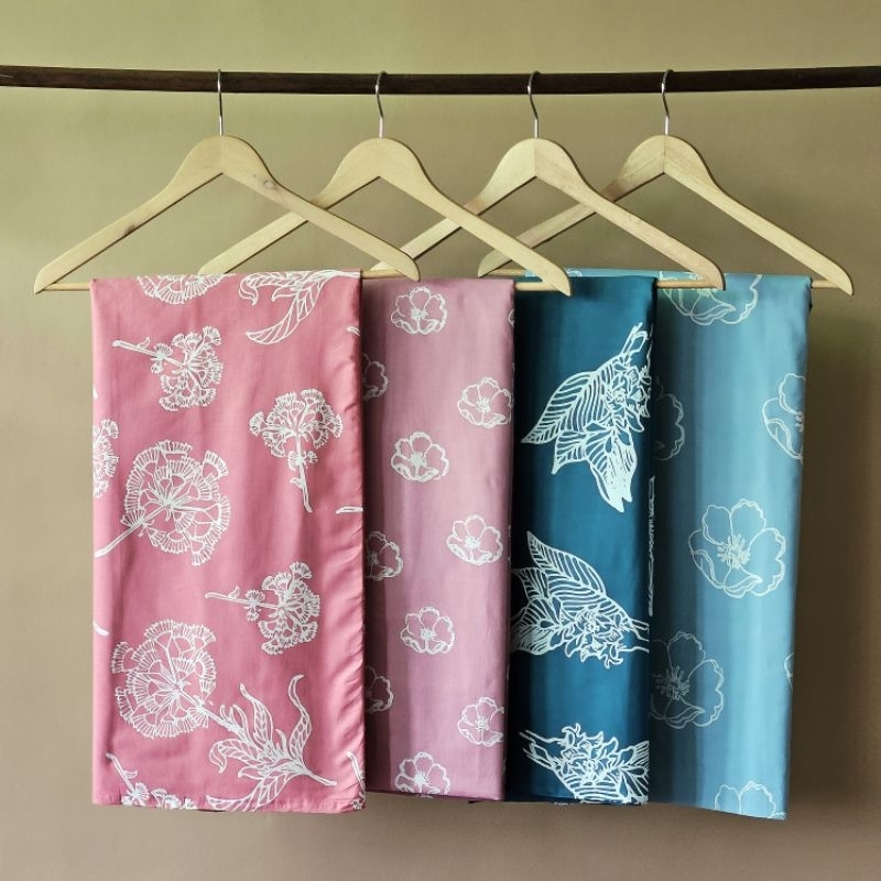 🌸 PRETTY FLORA 🌸 Handmade Kain Batik Lepas Cotton Poplin / Batik ...