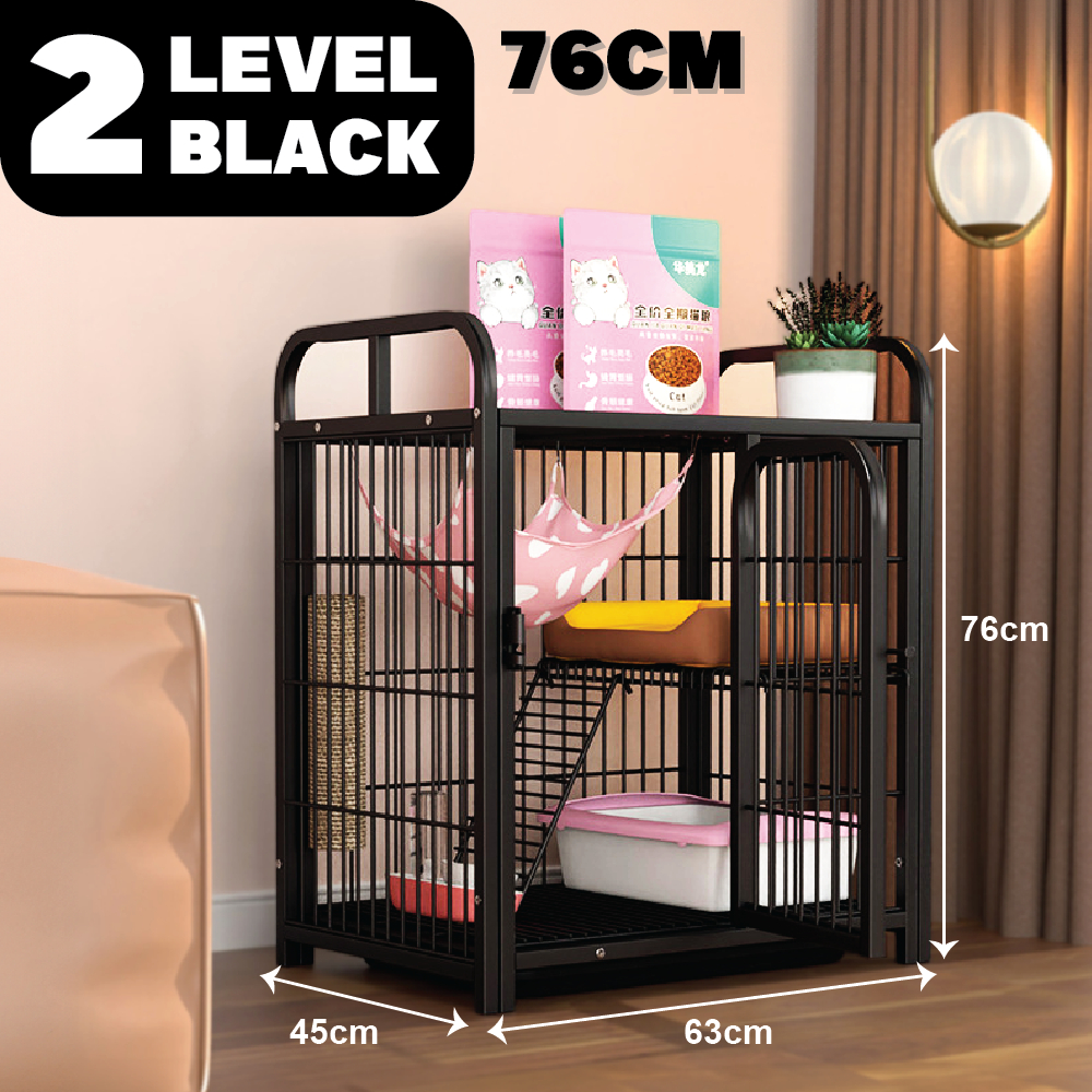 Cat Cage Large Sangkar Kucing murah Besar 2 3 4 Tingkat Level Pets ...