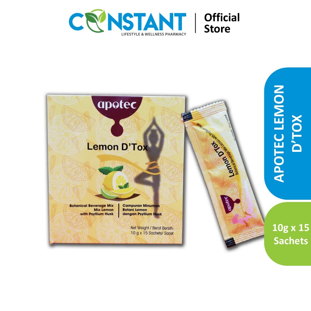 APOTEC Lemon D'Tox (10g x 15's) | Shopee Malaysia