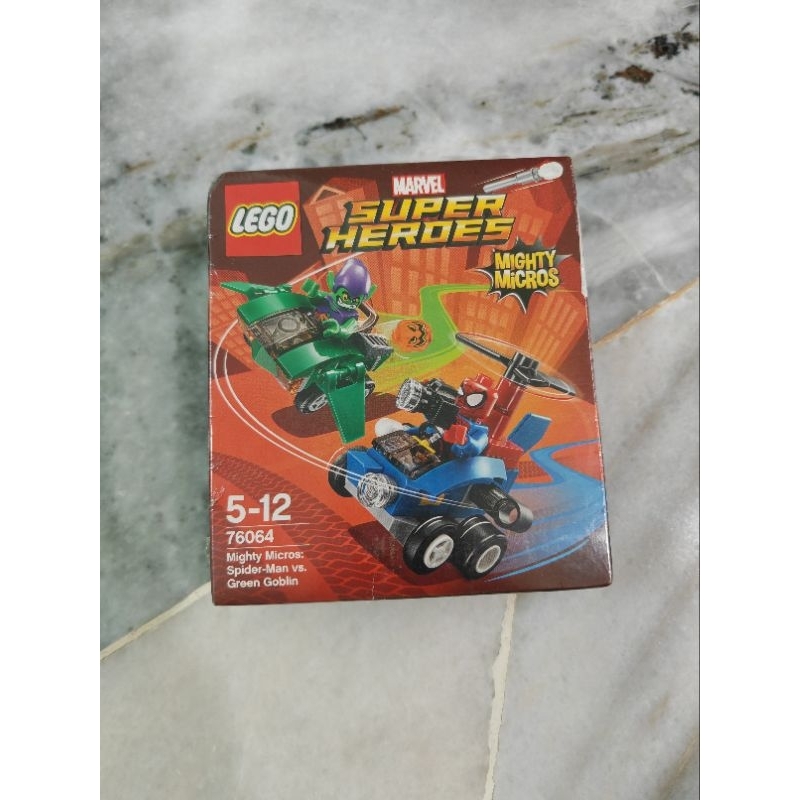 LEGO 76064 Marvel Super Heroes Mighty Micros Spider-Man vs Green Goblin ...