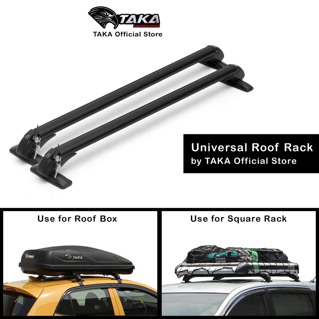 TAKA MD-420D Car Roof Box [Explorer Series] [XL Size] [Glossy Black ...