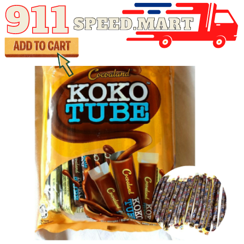[911] Cocoaland Kokotube Soft Chocolate Paste 80pcs | Shopee Malaysia