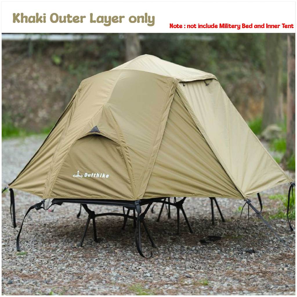CampBoost DEFTHIKE Military Cot Bed Tent Katil Lipat Khemah Camping ...