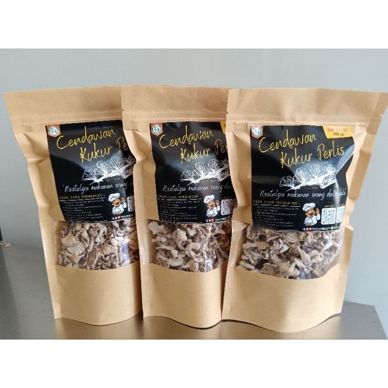 Cendawan kukur KERING (40g kering bersamaan 200g++ cendawan segar ...