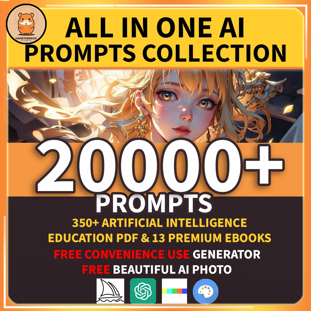 🔥[ALL IN ONE MIDJOURNEY PROMPTS 20000+ ]🔥AI Art, Midjourney, ChatGPT ...