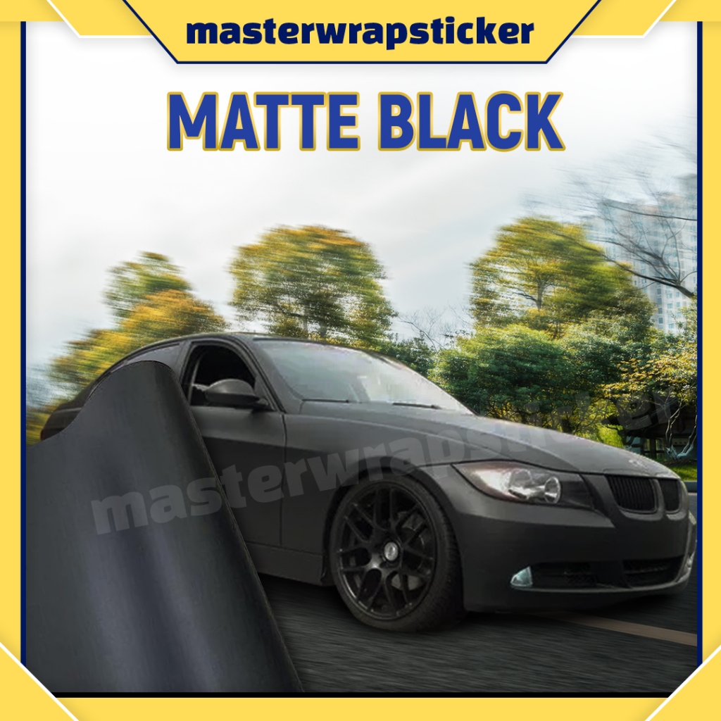 PREMIUM SATIN MATTE CHROME CAR STICKER(152CM-90CM)stiker kereta ...