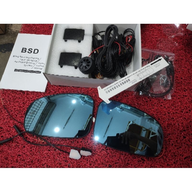 BULID SPOT BSM BSD BSA GLASS WITH SINGAL LAMP BEEZA MYVI AXIA SIDE MIRROR | Shopee Malaysia