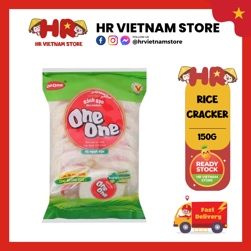 Banh Gao One One - Rice Cracker 150G | Shopee Malaysia