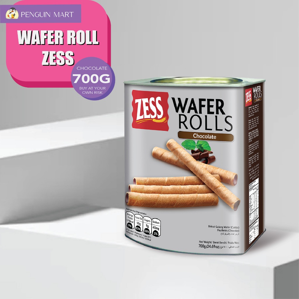 [Exp: June 2025 ]ZESS Chocolate Wafer Rolls 700g | Shopee Malaysia