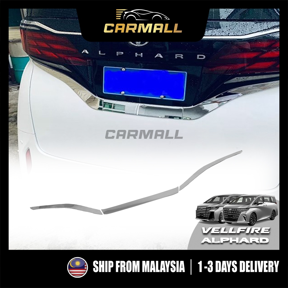 Toyota Alphard Vellfire 2024 AH40 AGH40 Rear Plate Lower Chrome Lining ...