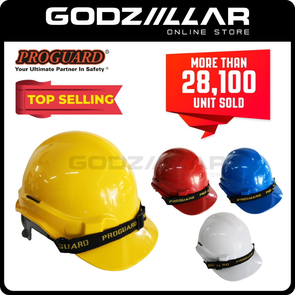 Proguard Safety Helmet | Sirim Certified | Yellow/White/Blue/Red | HG1 ...