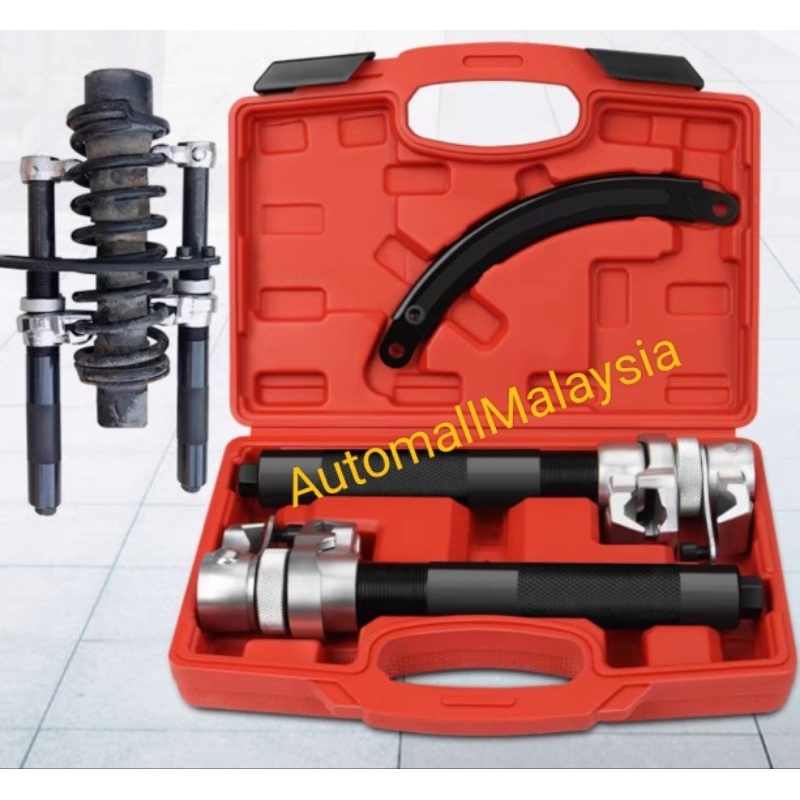Car Coil Spring Compressor Tools Strut Suspension Shock Absorber Spring ...