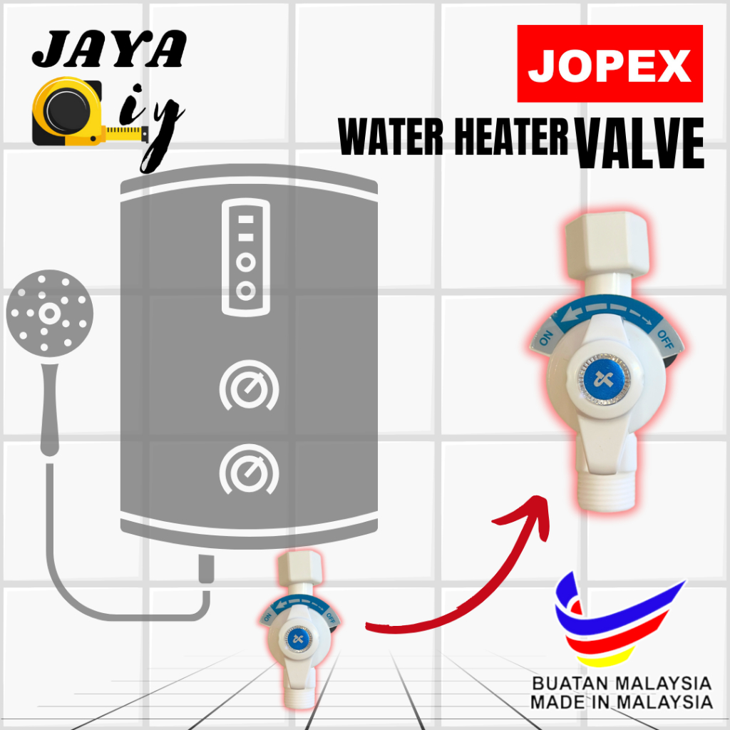 UNIVERSAL JOPEX Heater Valve Water Heater Shower Control Valve Stop ...