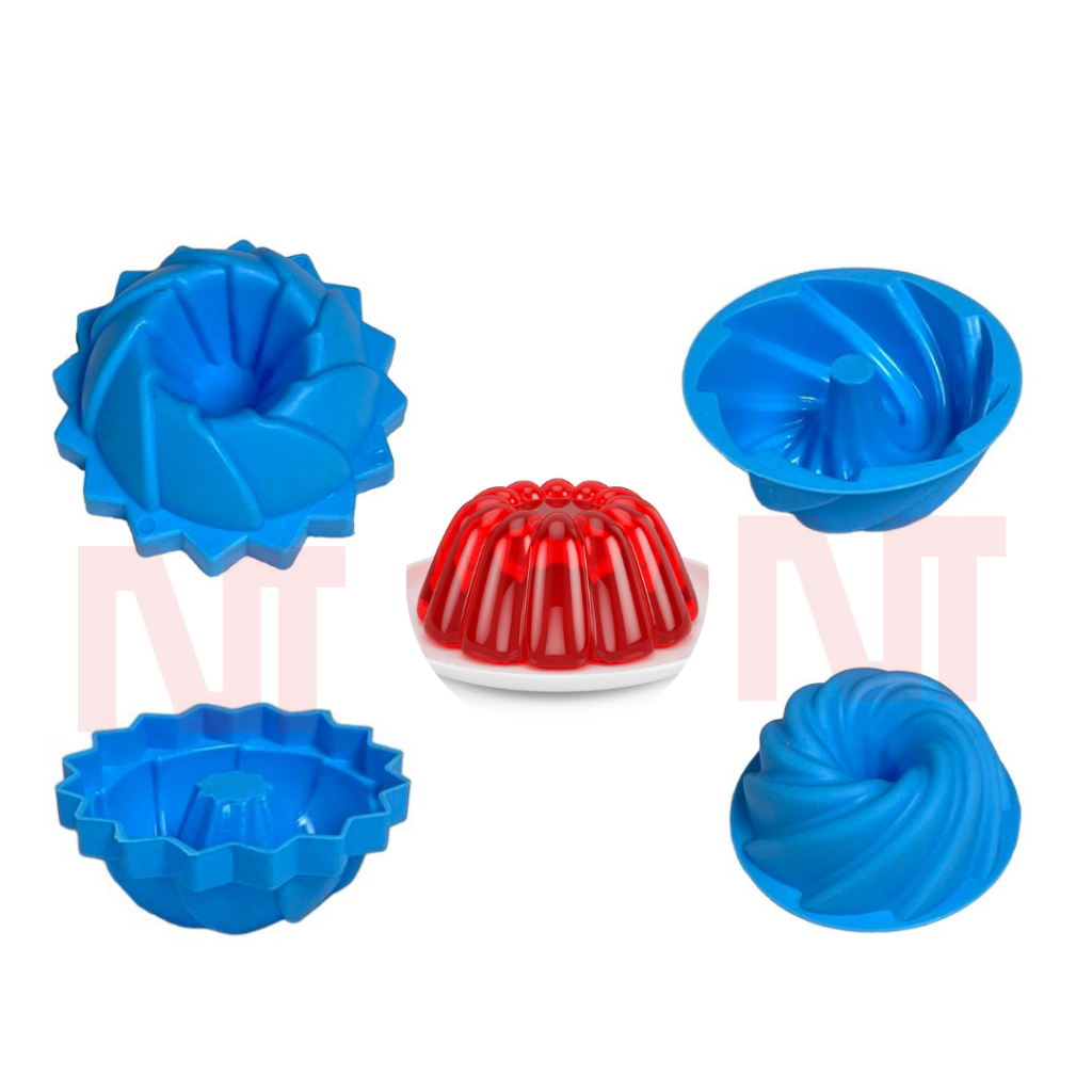 12 pcs Acuan Twister/ Jelly Mould / Acuan Kaswi / Pudding Mould / Acuan ...