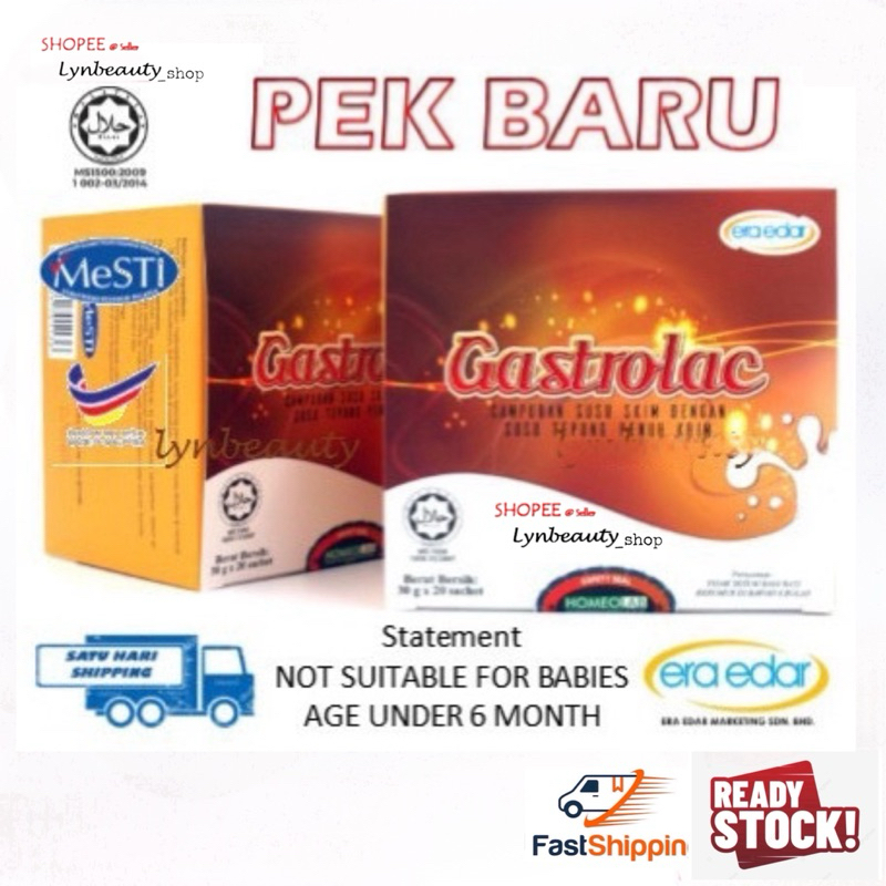 ERA EDAR SUSU GASTROLAC 30g x 20sac | Shopee Malaysia