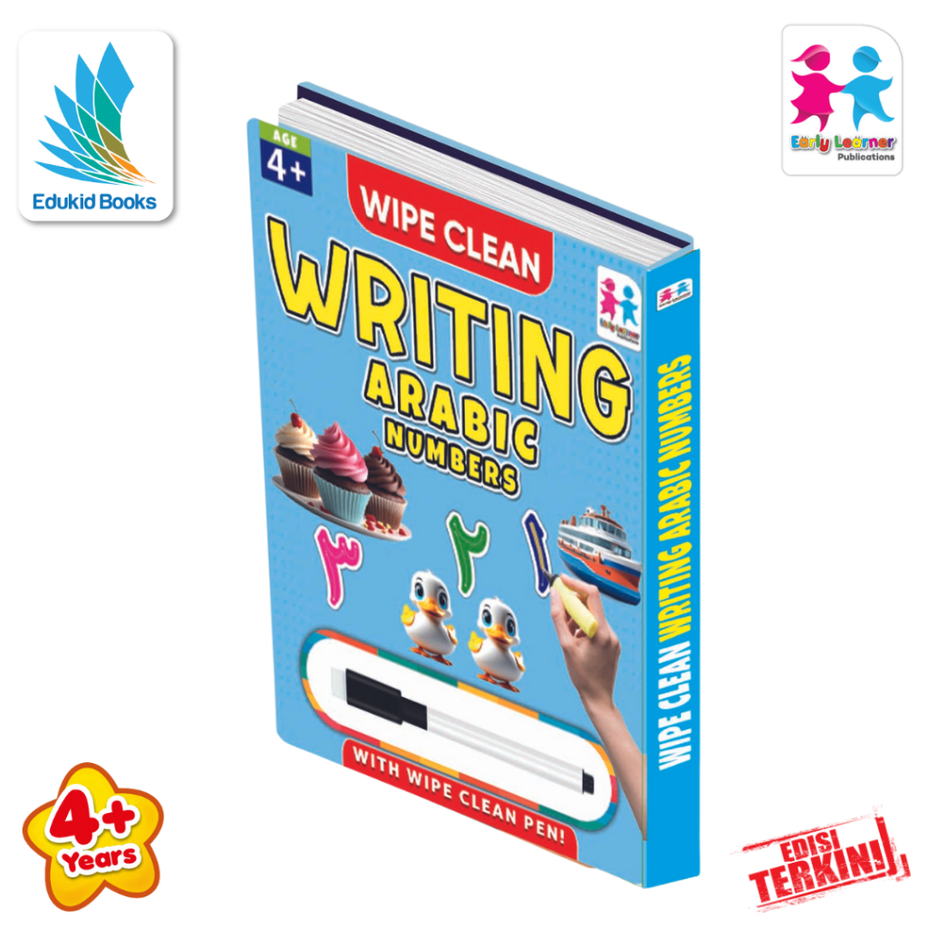 Wipe Clean - Wipe Clean Writing Arabic Numbers With Wipe Clean Pen ...